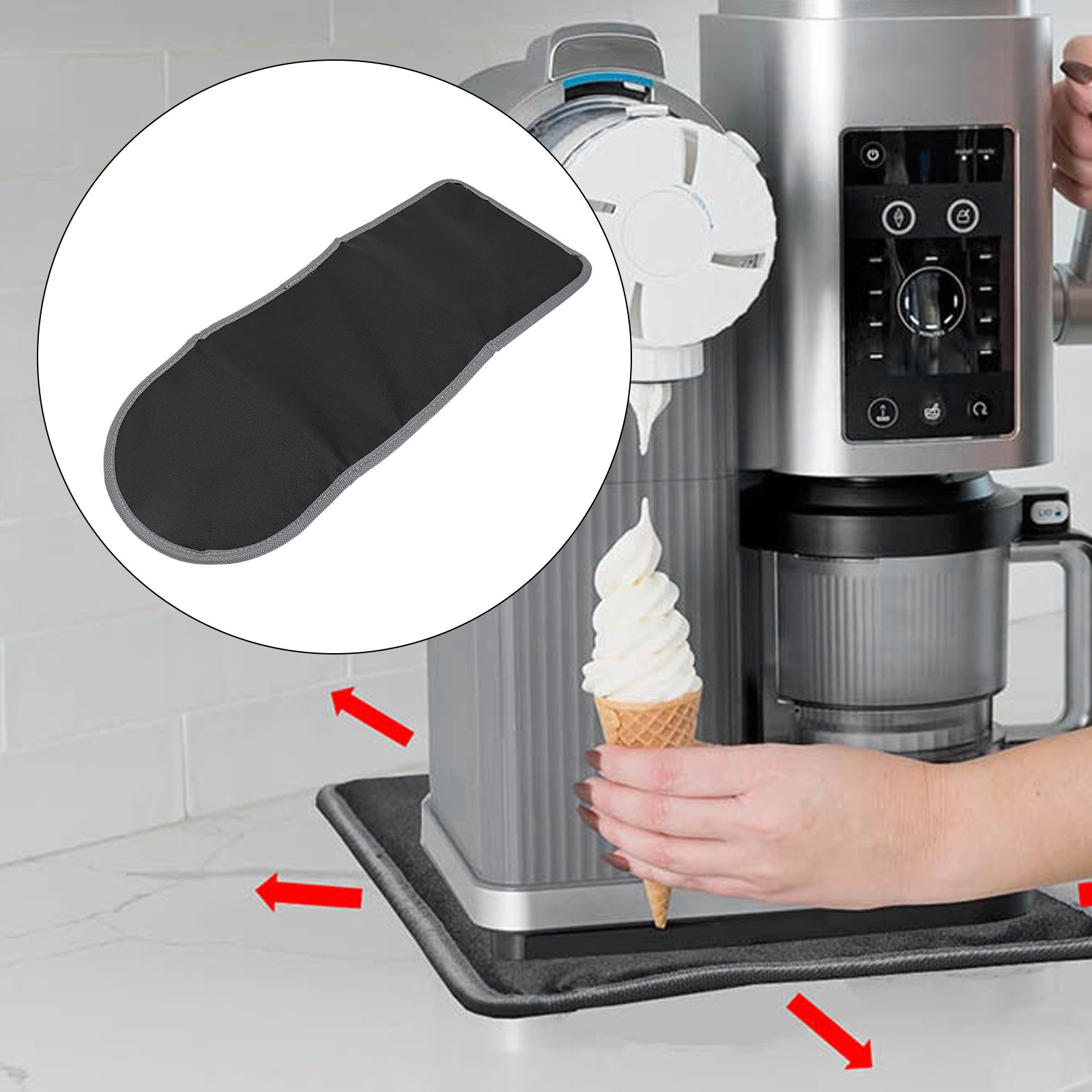 SLEEK DESIGN SLIDING Pad Compatible with Beverage Machines FS301C/NC701 ...