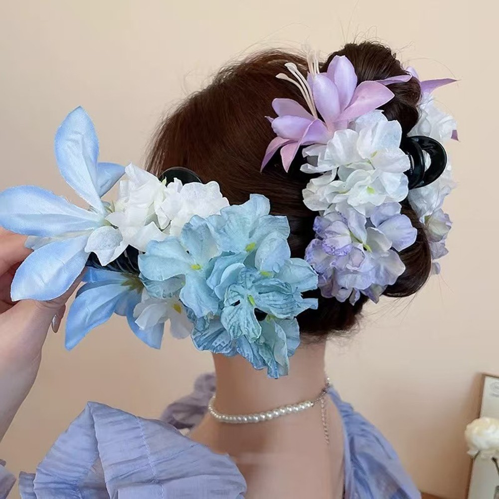 Fashion Fabric Flower Hair Clip for Women Girls Stylish Hair ...