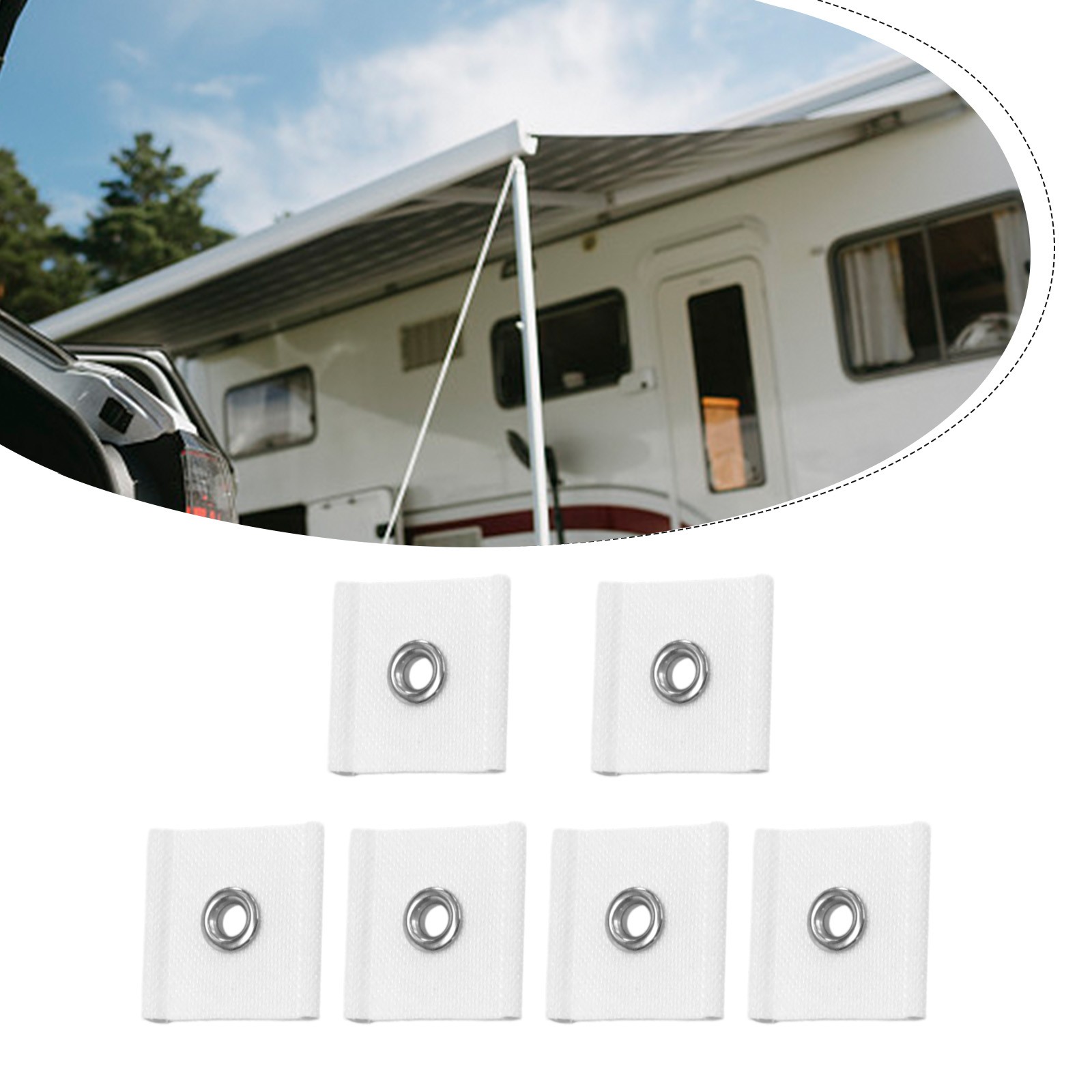 For Piping Eyelet Hook Set Ideal for Your RV Awnings and Lighting Setup ...