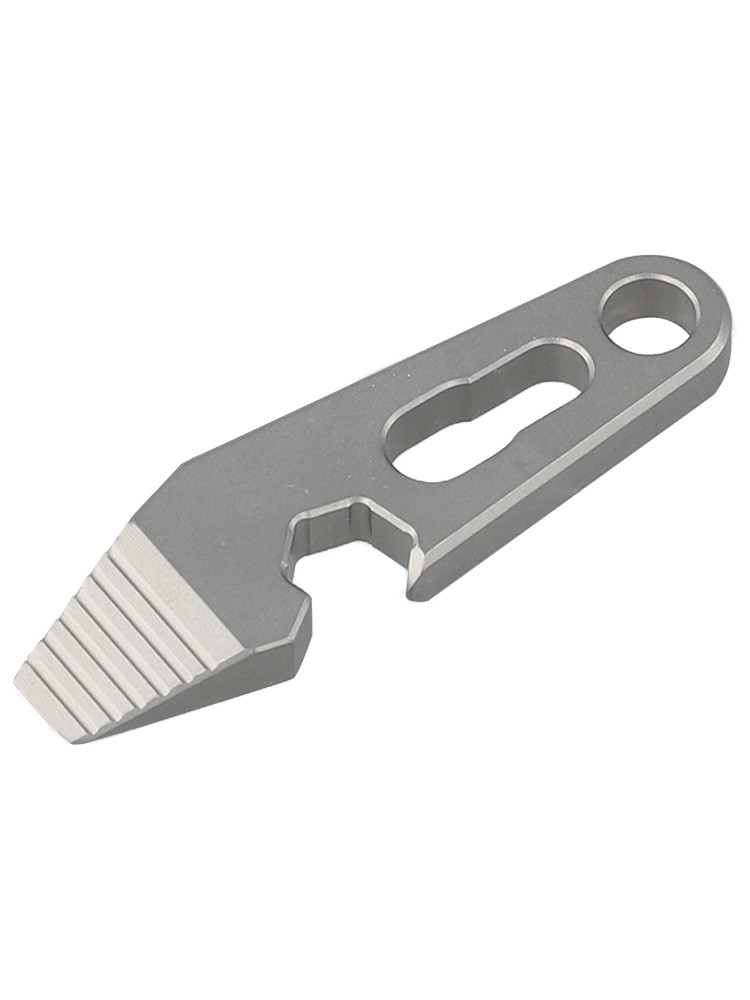 Outdoor Ready Ti Alloy Crowbar Multi Tool Keychain with Bottle Opening ...