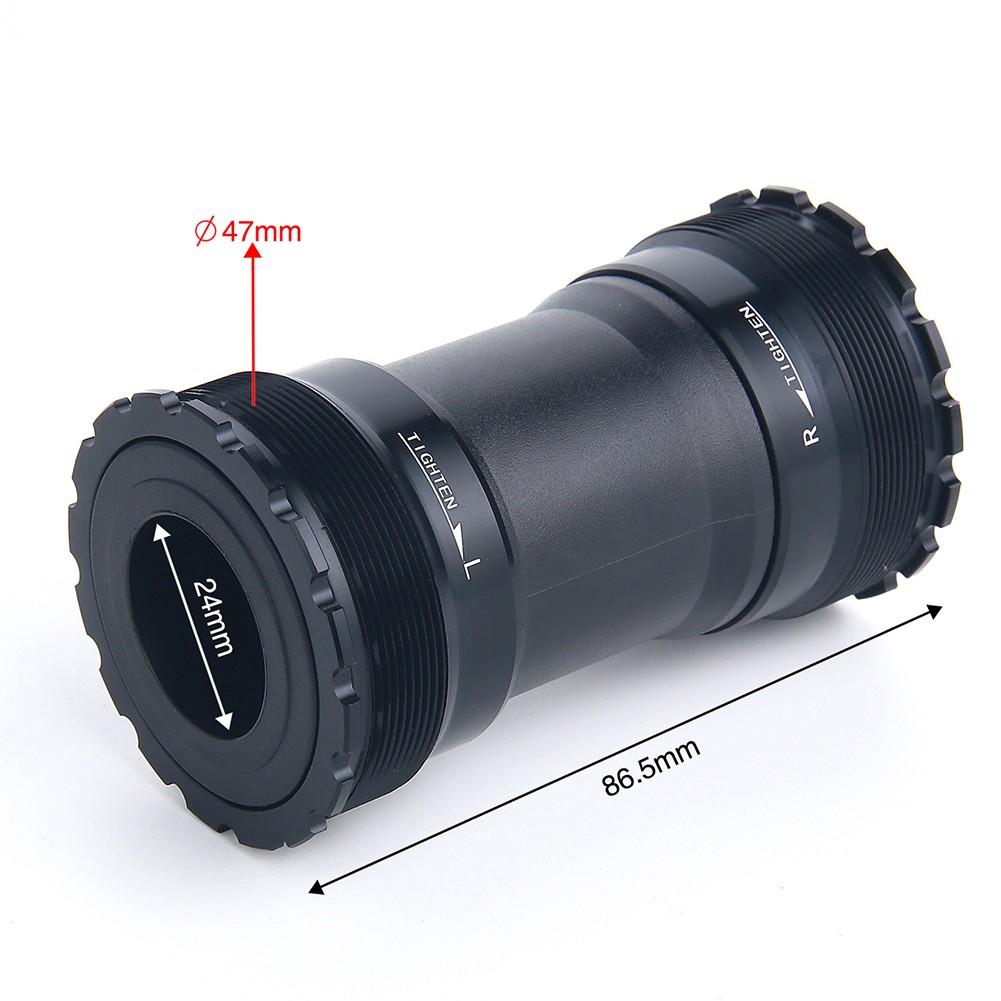 USER FRIENDLY T47 24mm Bottom Bracket with Easy Install 86 5MM Seal ...