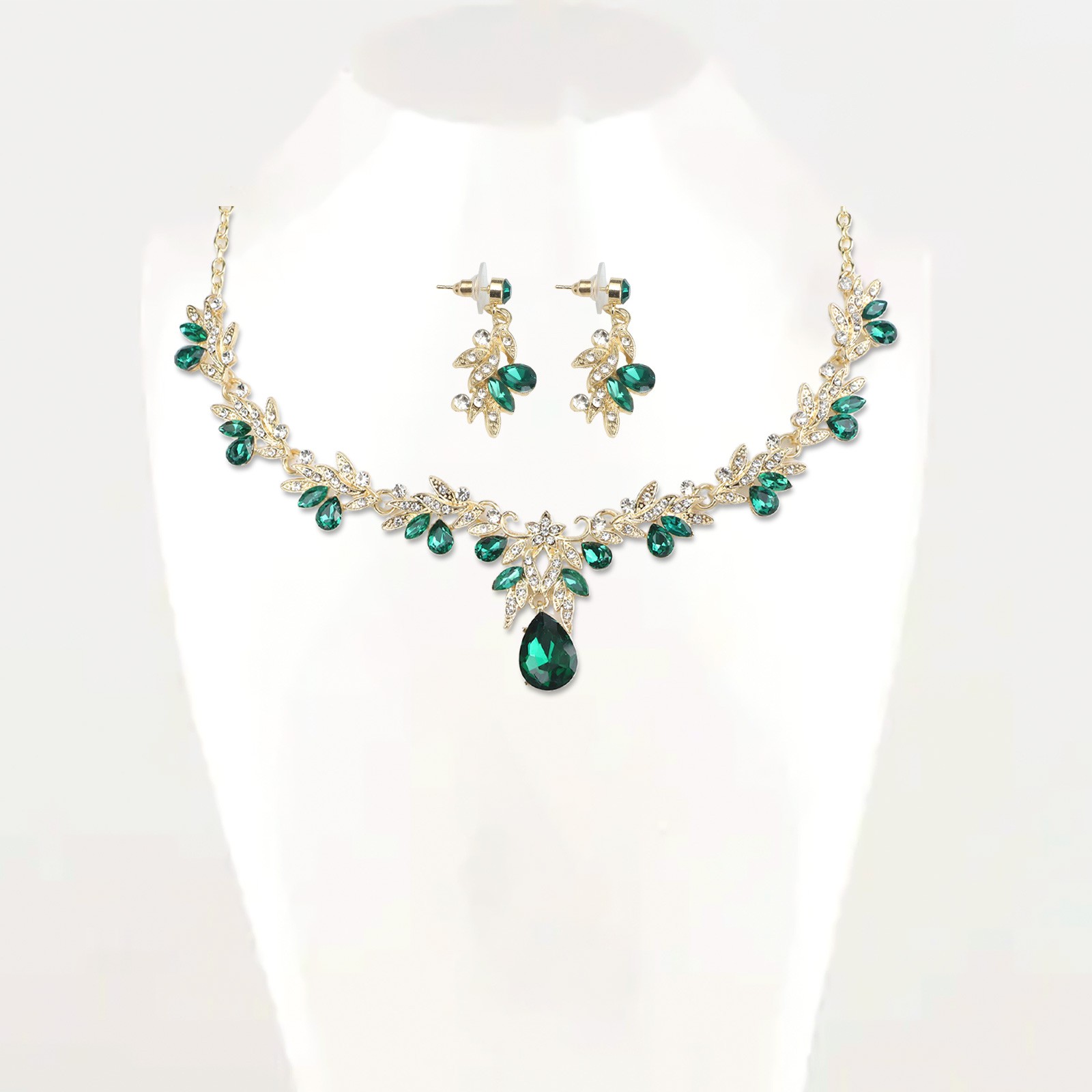 Unique Design Necklace and Earrings Jewelry Set for Bridal Accessories ...