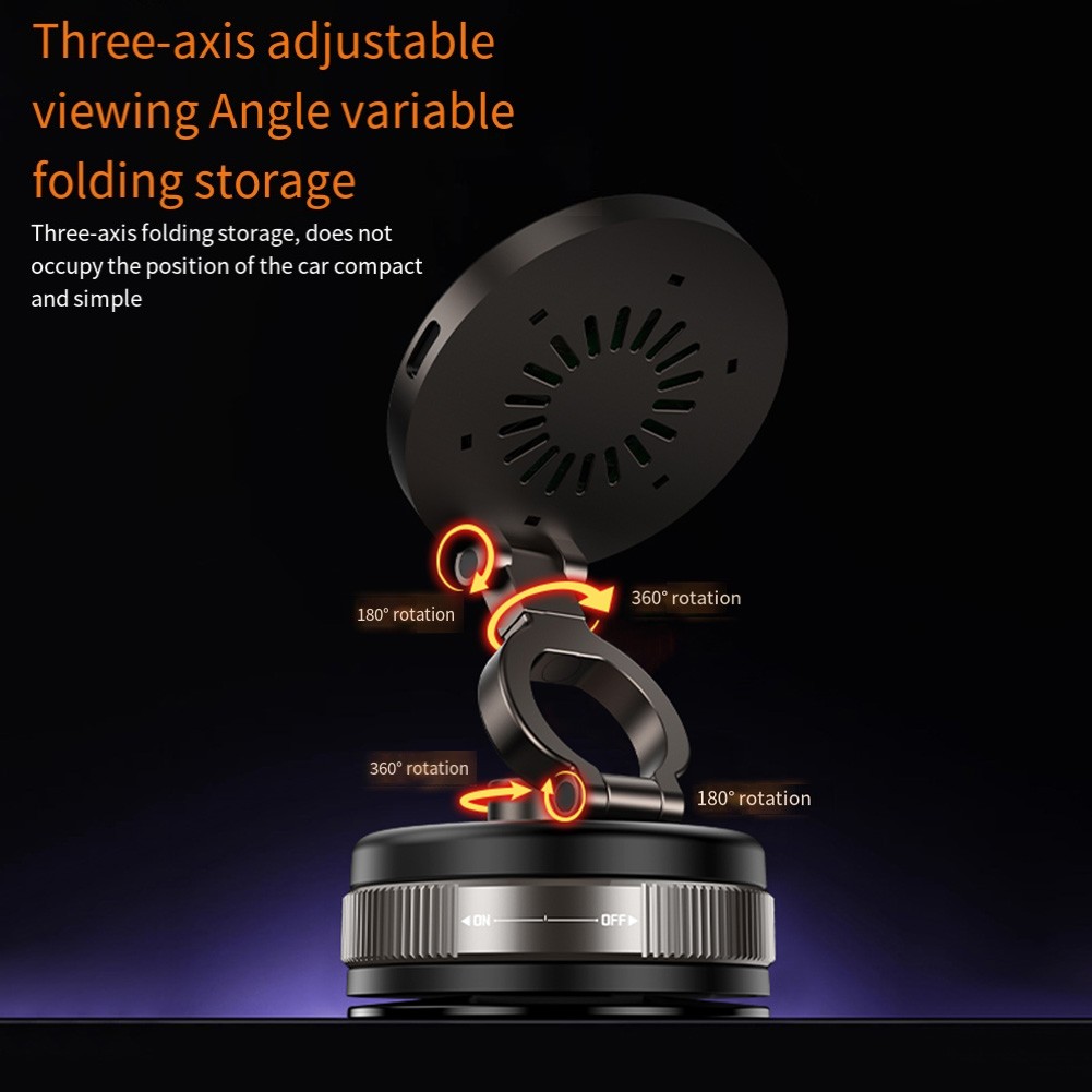 Starke magnetische kabellose Lade Handyhalterung mit 360 Grad Drehung ...