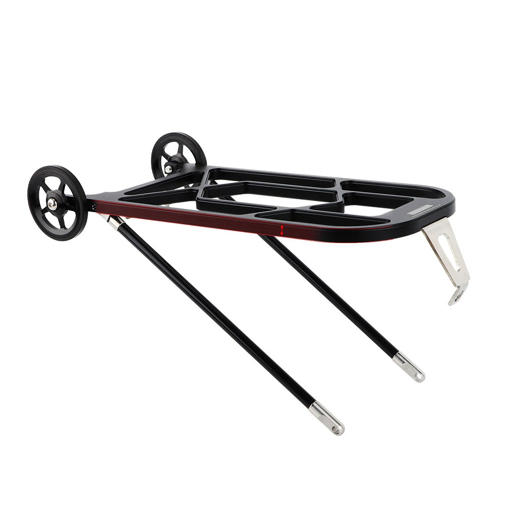 EFFICIENT ALUMINUM REAR Rack for Brompton Bike Cargo Transport 30x14cm ...