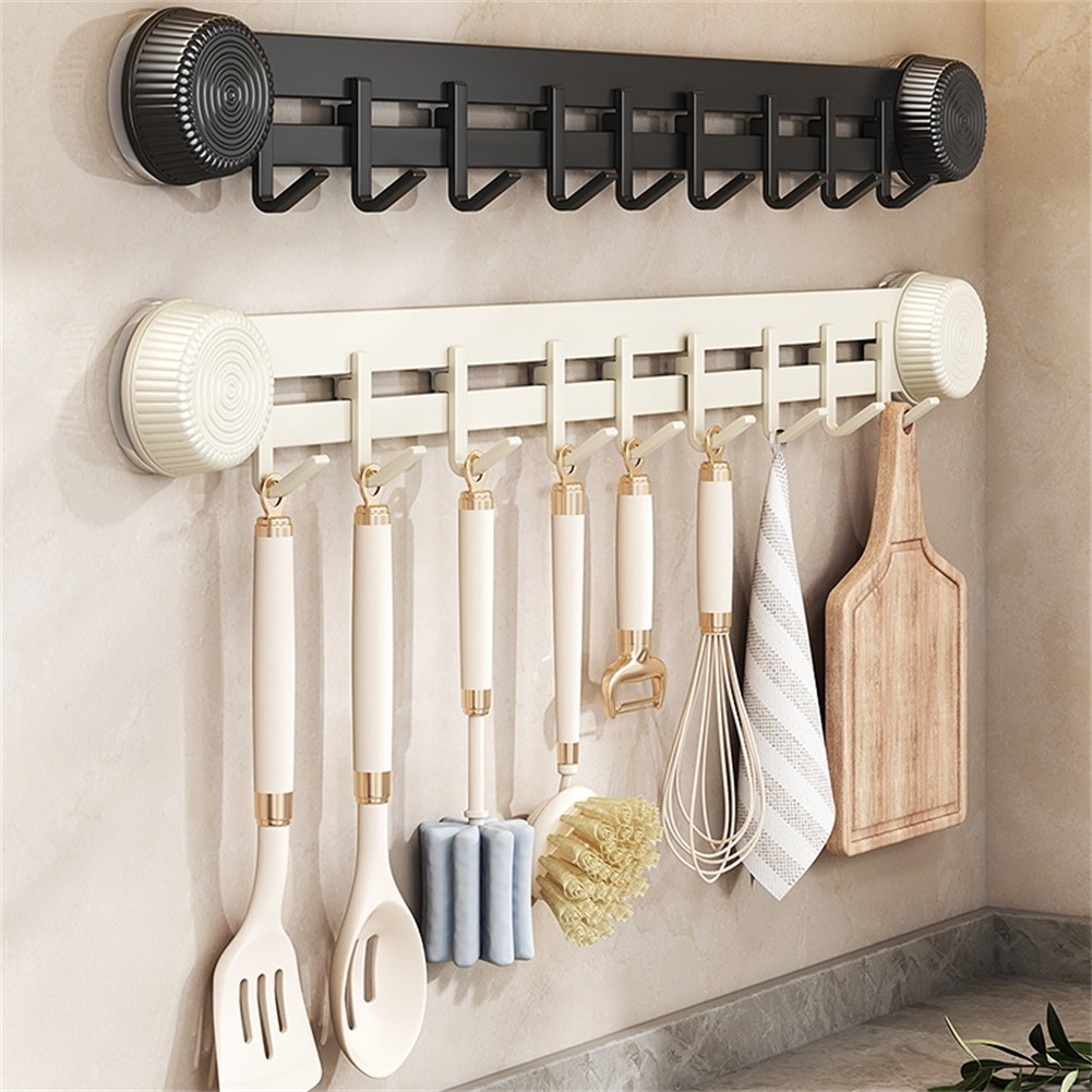 Kitchen Utensil Holder with Wall Mounted Suction Cups Optimize Your ...