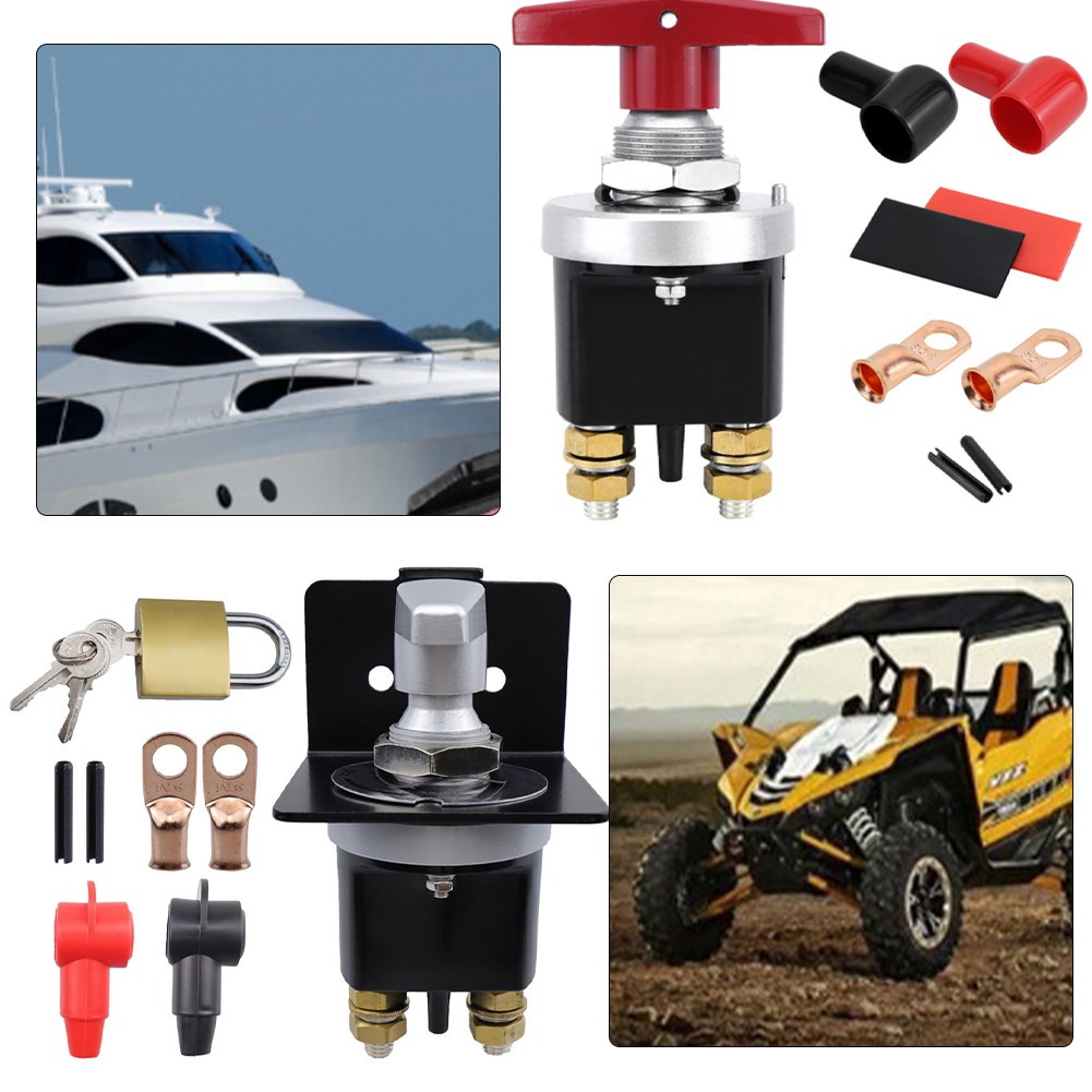 Battery Isolator Switch with Lockout Plate for Heavy Duty Applications ...