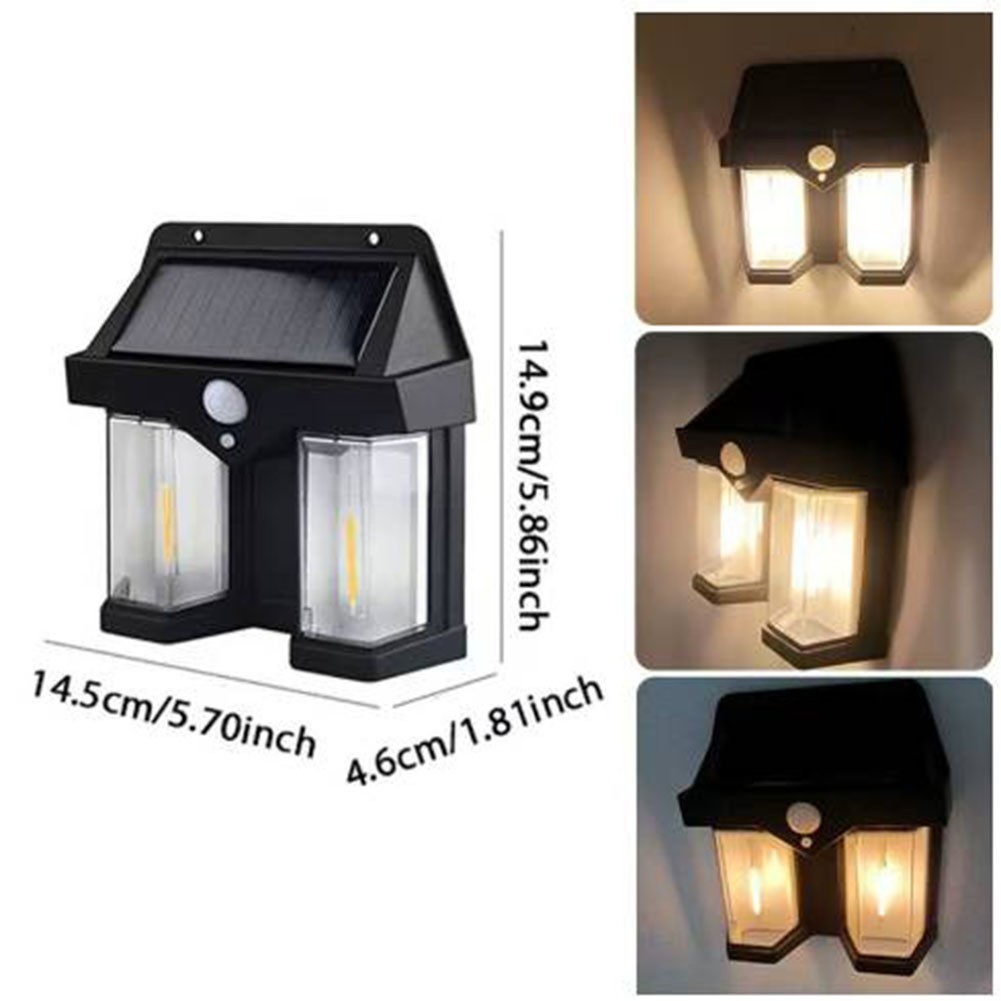 Solar Porch Light LED Motion Sensor Light Outdoor Lighting PIR Motion ...