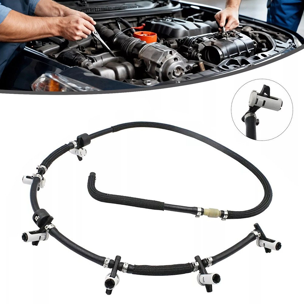 Injector Leak Off Fuel Injector Hose Black Plastic Hose Easy ...