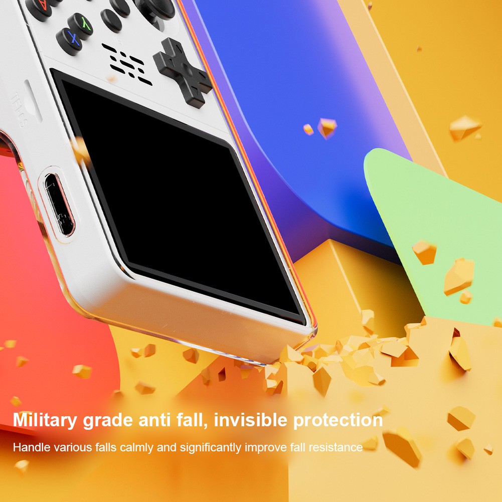 SOFT SHOCKPROOF CASE for R36S Handheld Console with Washable Design and ...