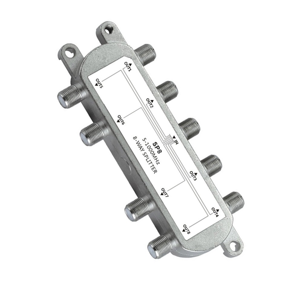 8 Way Coaxial Splitter for Optimal Device Connectivity in Home Theaters ...