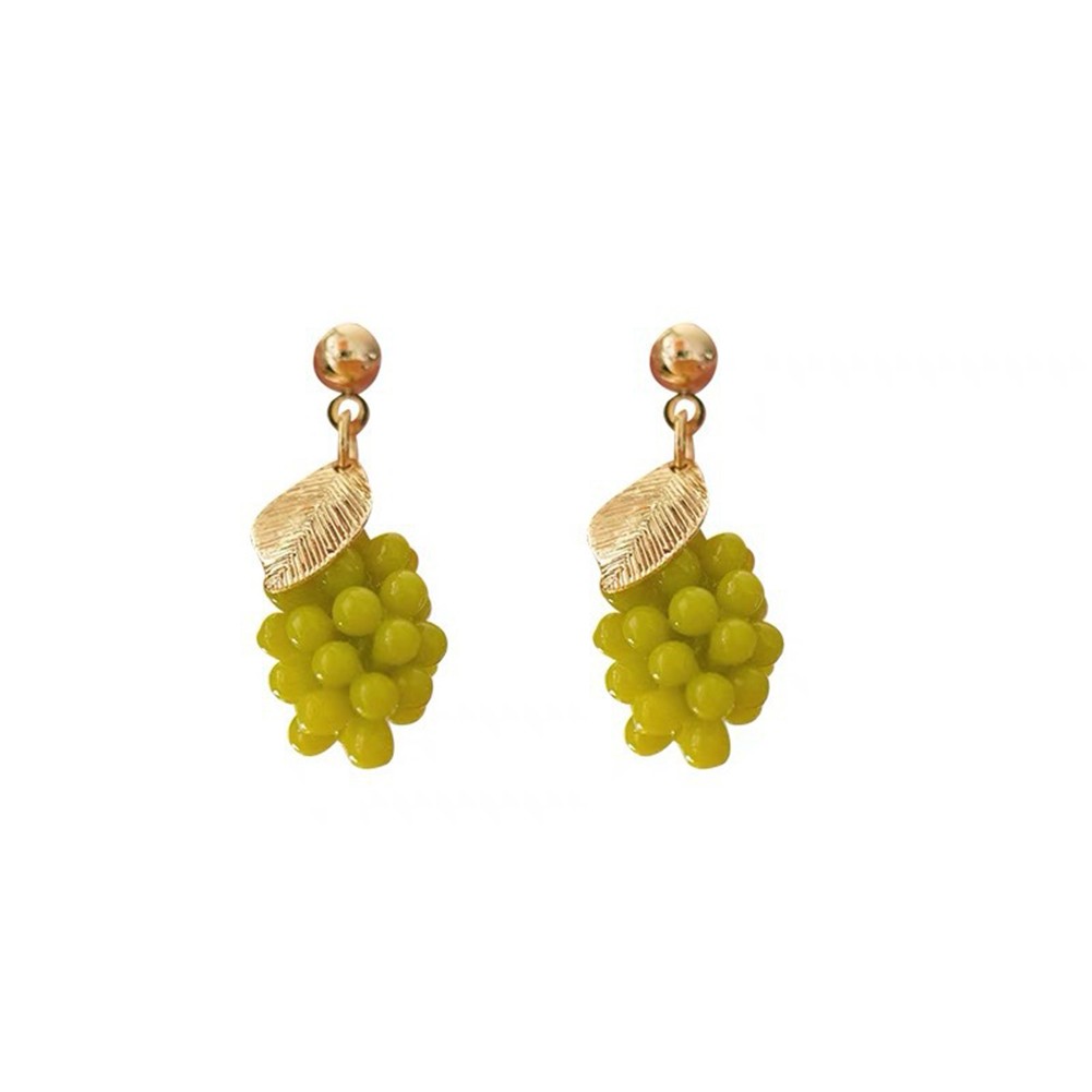 Boucles d'oreilles design raisin moderne bijou léger idéal pour ...