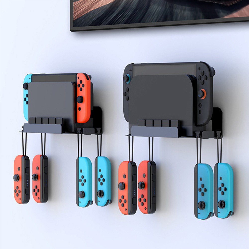 Support Mural pour Nintendo Switch 2 2025 avec Fonction Organisateur de ...