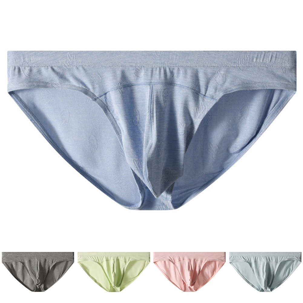 Stylish Mens Briefs with Breathable Modal Material and Unique Print for ...