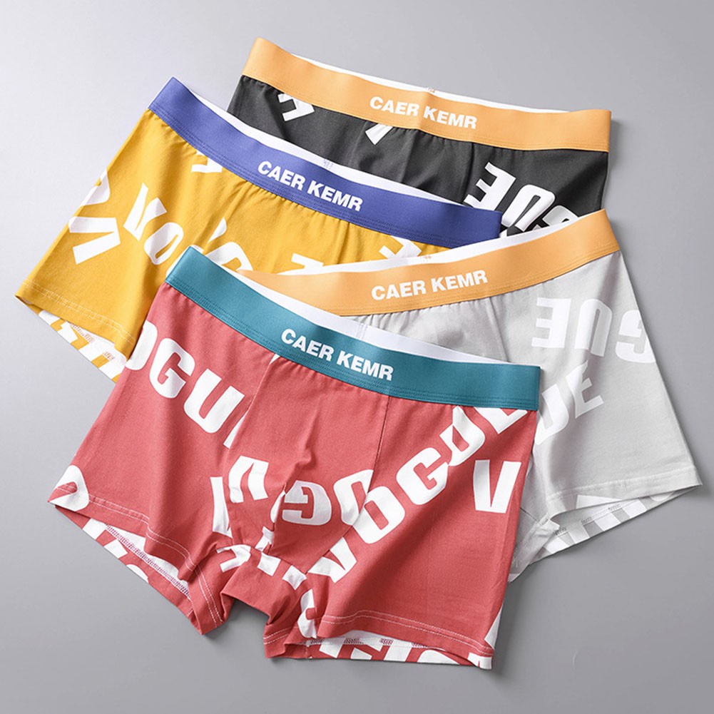 Men's Stylish Printed Boxers with Soft Cotton and Breathable Design for ...