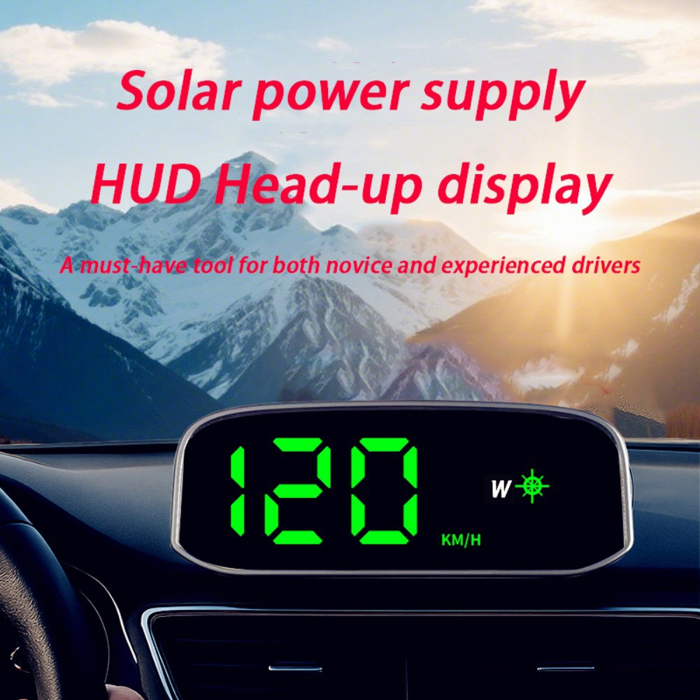 Easy Installation Solar GPS Speedometer with Light Sensing Technology ...