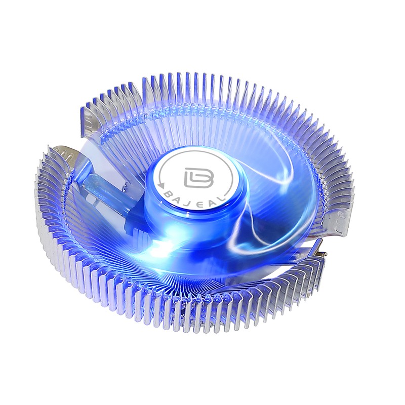 COOLING CPU HEAT Sink Fan Quiet Blue Light Design for AMD Computer ...