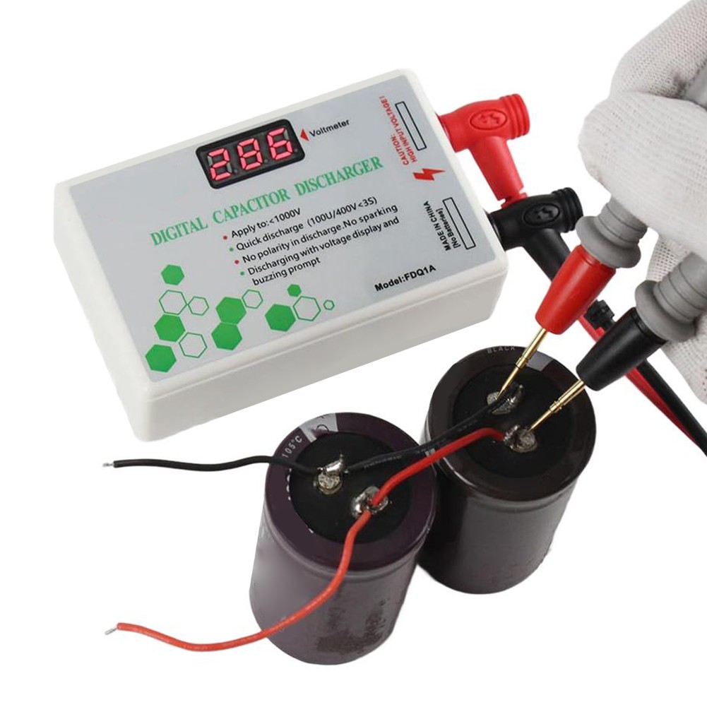SAFE FAST DISCHARGE Capacitor Discharger 101000V Electrical Voltage ...