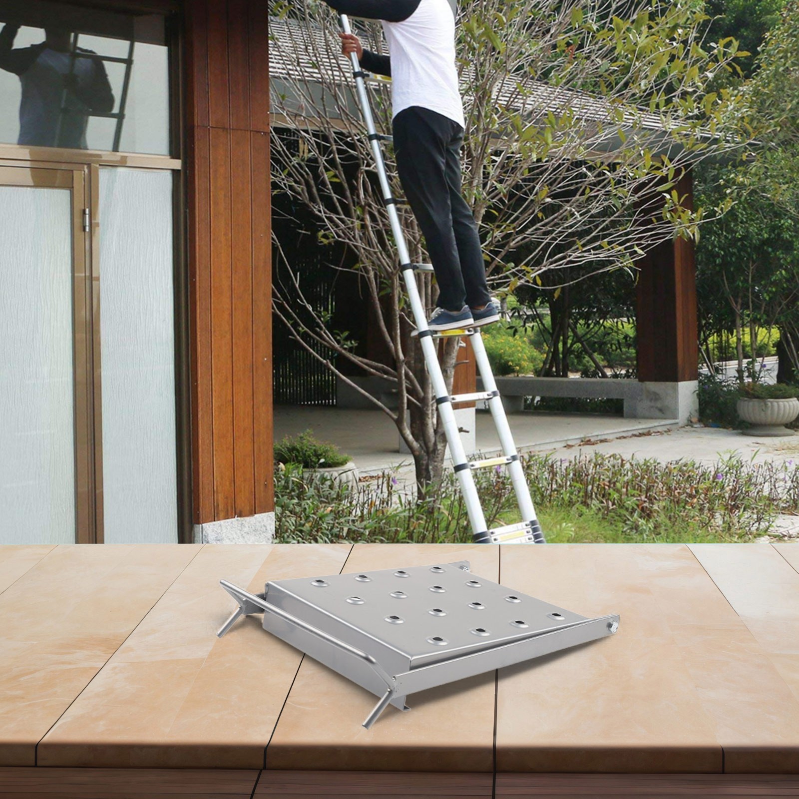 TRIANGULAR STRUCTURE LADDER Work Stand Non Slip Design for Added ...