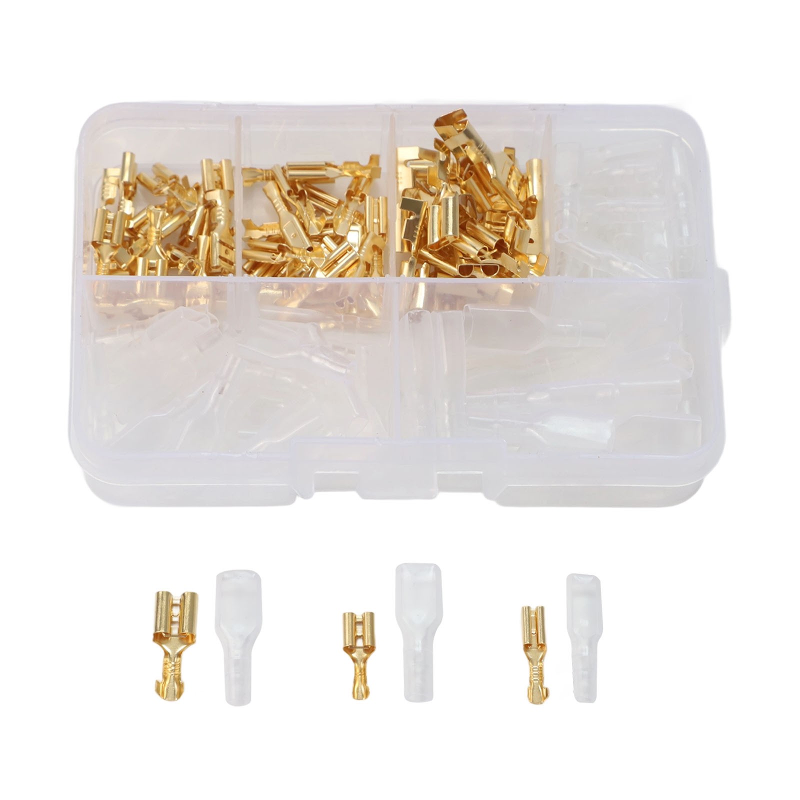 Insulation Sleeve Terminal Kit Replacement Spade Wire Terminal 120x/set ...