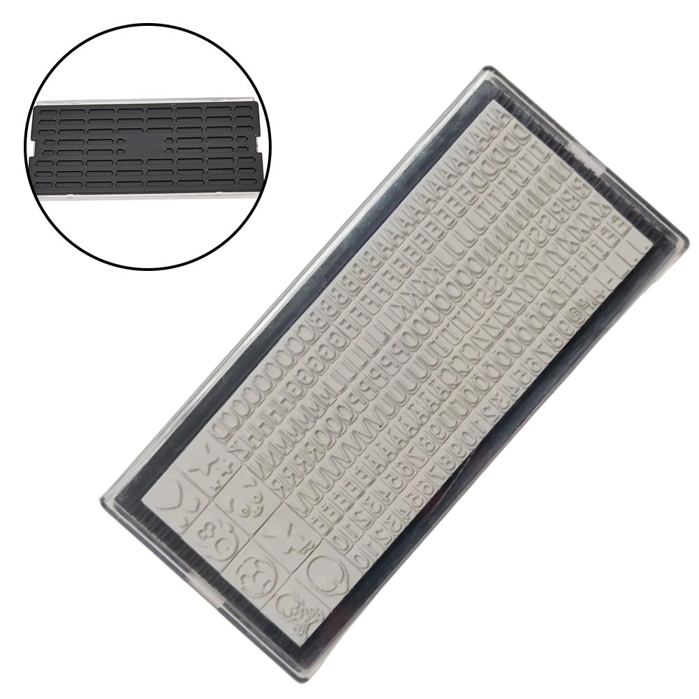 4MM TYPE STAMP Clear Seal Stamp Combine Text Content Easy To Use Design ...