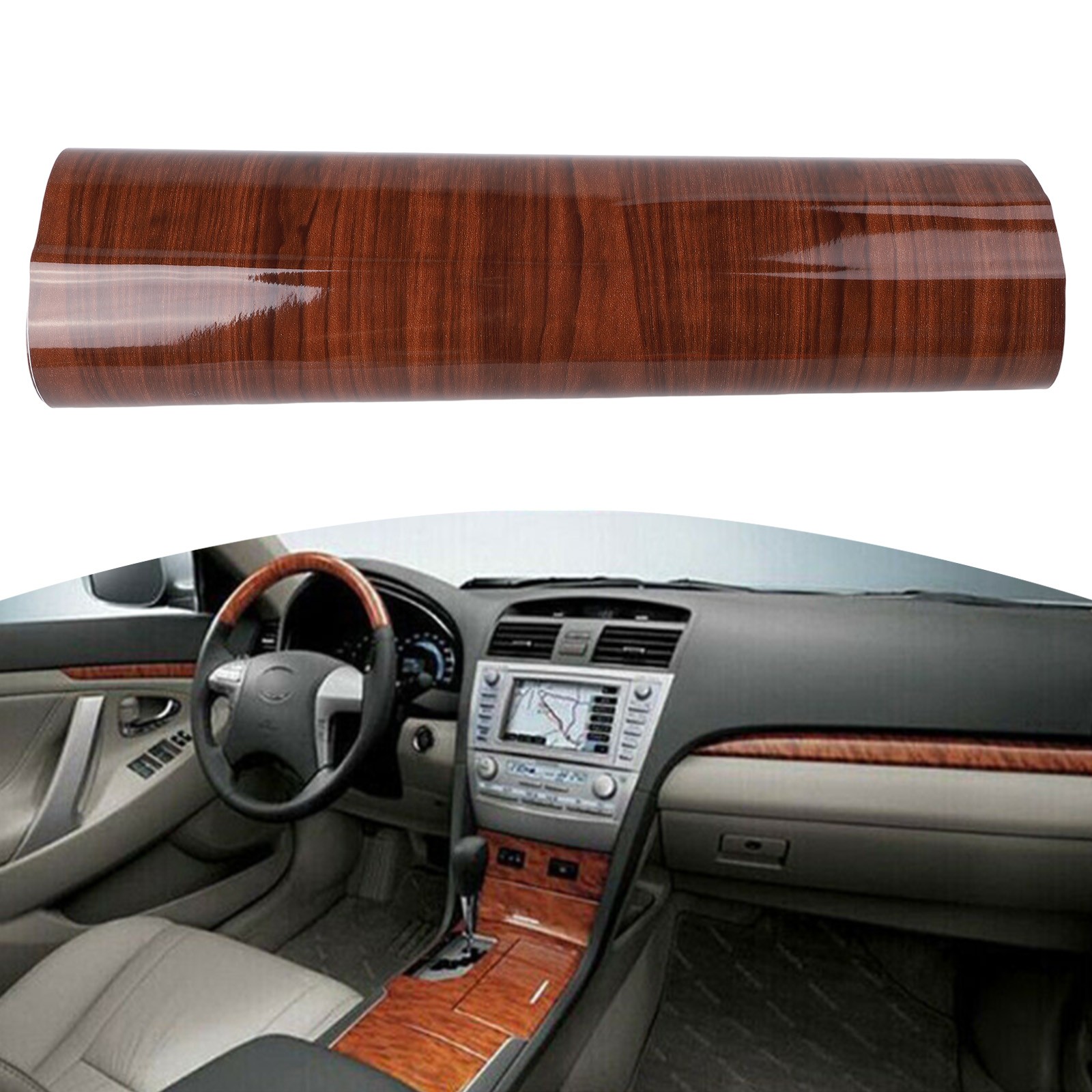 Practical High Quality Wooden Film Decal Sticker Textured 1pc ...