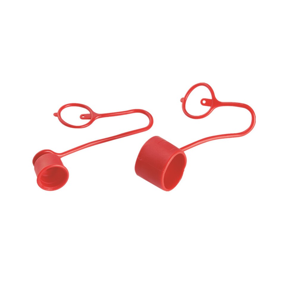 HYDRAULIC QUICK CONNECT Dust Cap Sets 4 Flat Face Rubber PVC for Bobcat ...