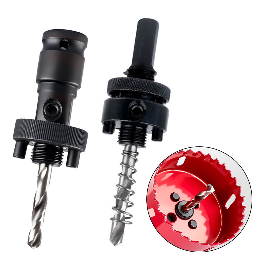 Hole Cutter Arbor with Drill Bit Hex Shank for Woodworking 12 Inch ...