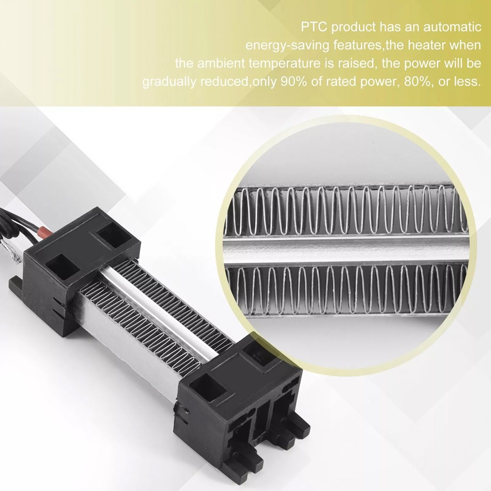 INSULATED AIR HEATER 12V AC/DC Heater 113 X 35 X 26mm Black Finish For ...