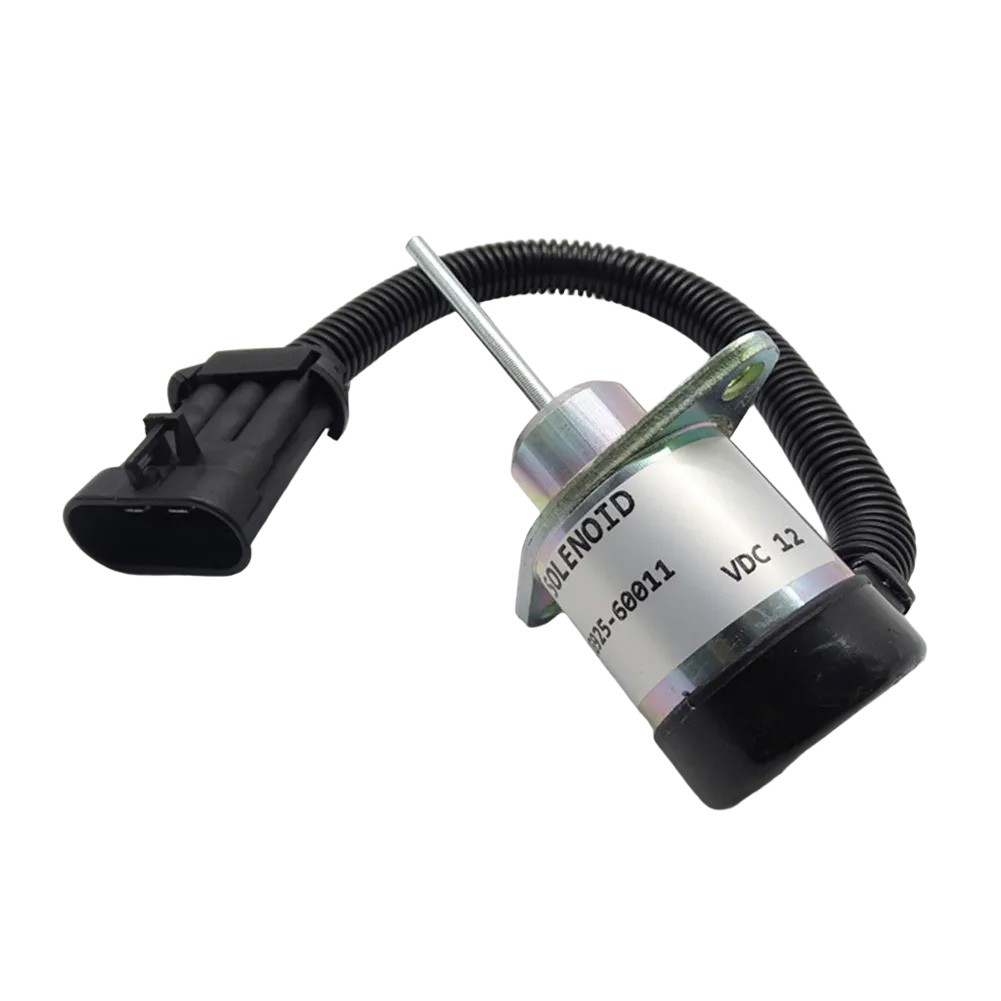 FUEL SHUTOFF SOLENOID 1G925-60011 Replacement 12V Voltage Long Service ...