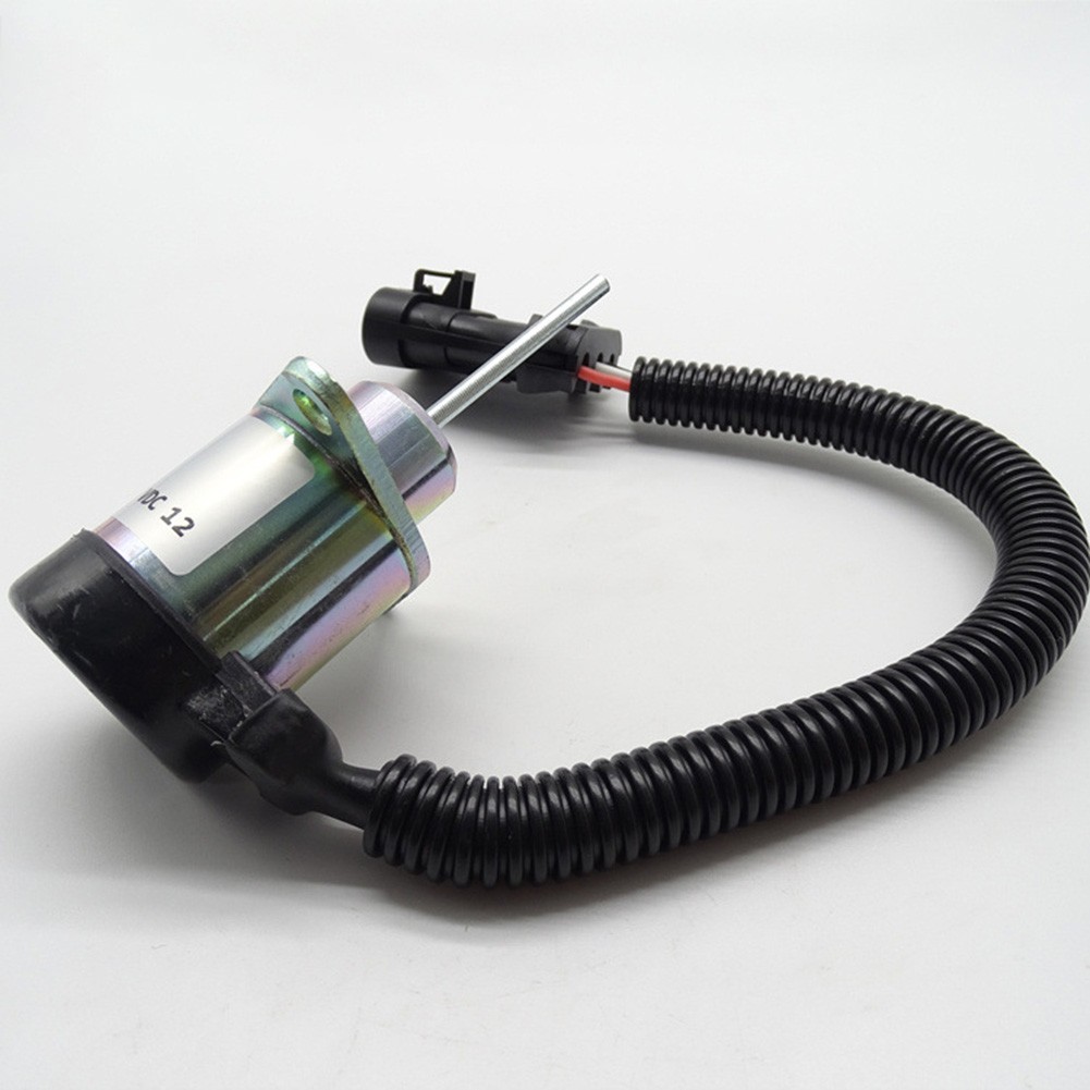 FUEL SHUTOFF SOLENOID 1G925-60011 Replacement 12V Voltage Long Service ...