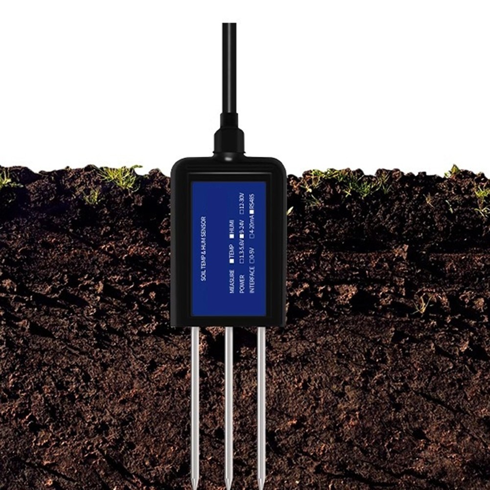 WATERPROOF SOIL SENSOR for Temperature Humidity pH Conductivity and NPK ...
