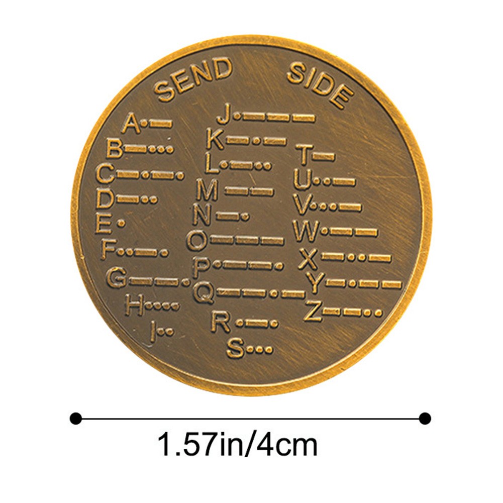 TRAINING COIN FOR Morse Code Skill Development Suitable for Radio ...