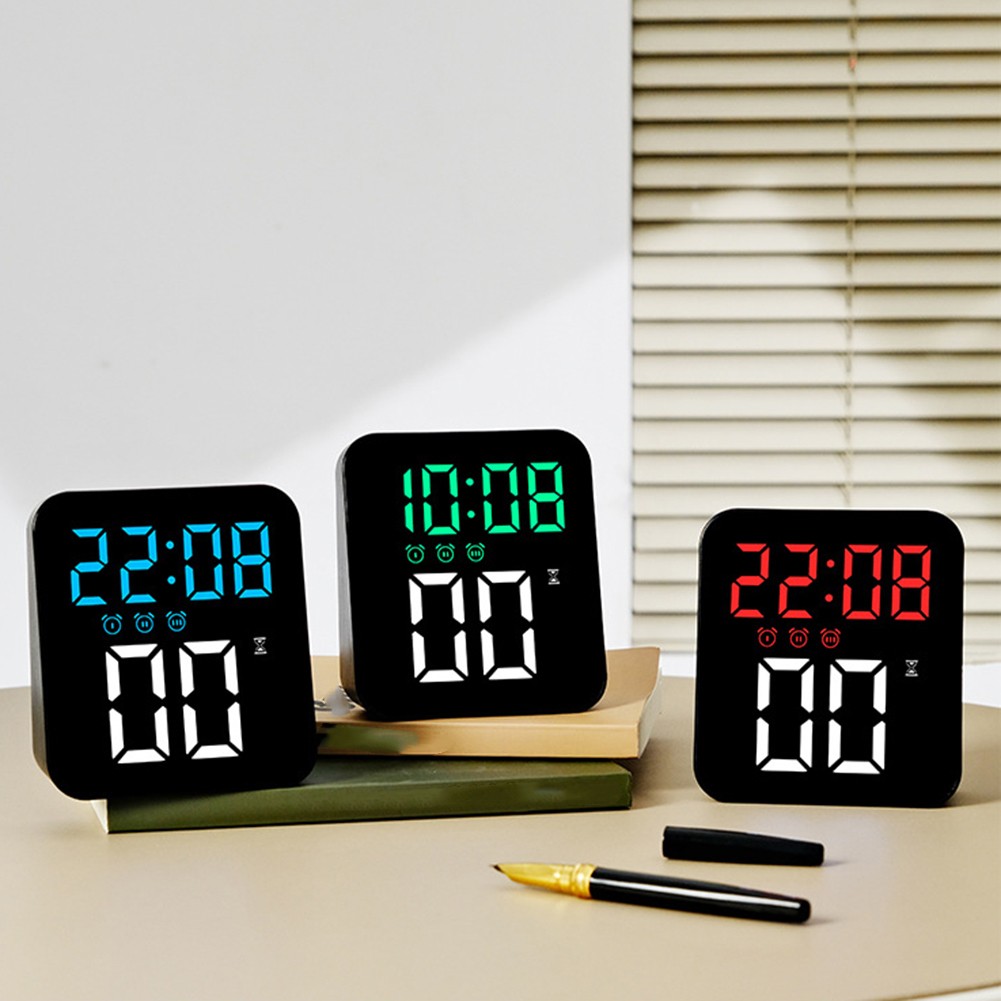Digital Alarm Clock Bedroom Use Office Use Date Display Multiple Alarm ...