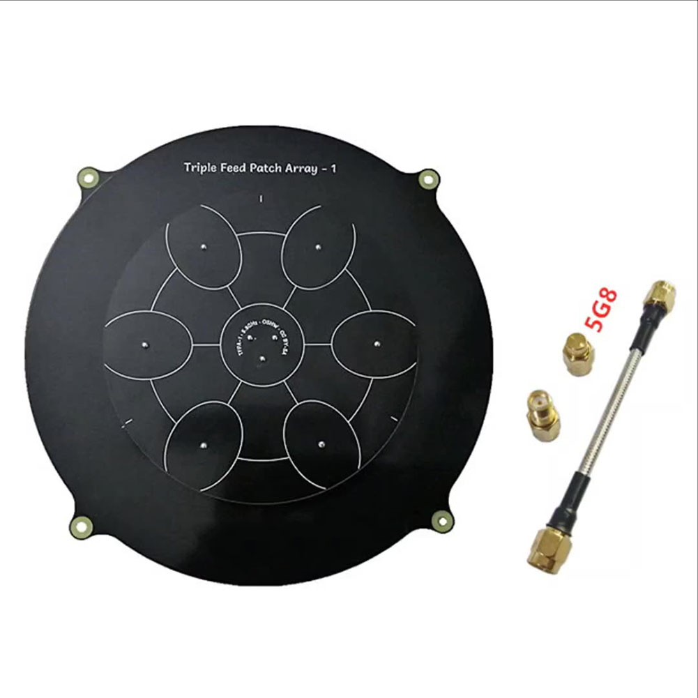 ANTENNA IMAGE TRANSMITTER 150mm Triple Feed Patch For FPV Applications ...