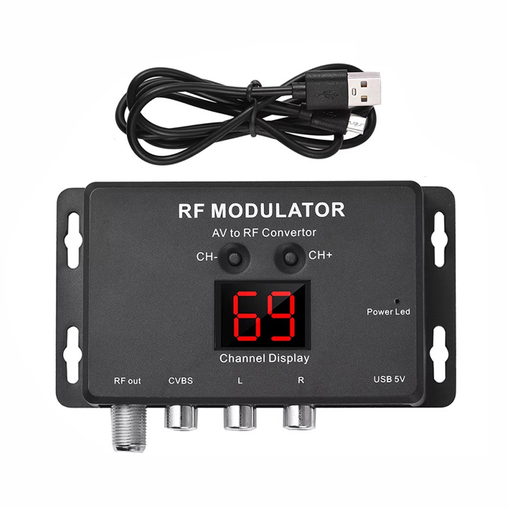 RF MODULATOR SELECTABLE Transmission Frequencies For Home Entertainment ...