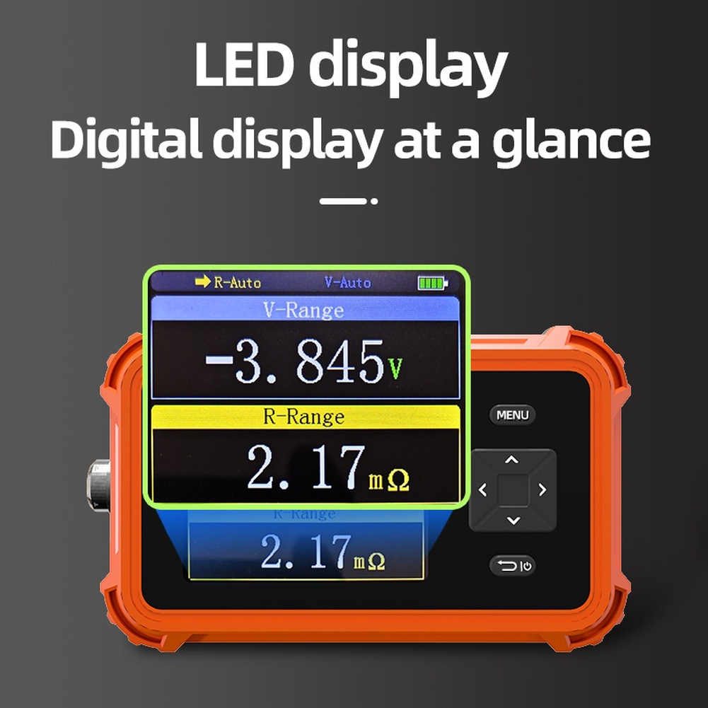 INTERNAL RESISTANCE TESTER Rechargeable Battery Smart Sorting Function ...
