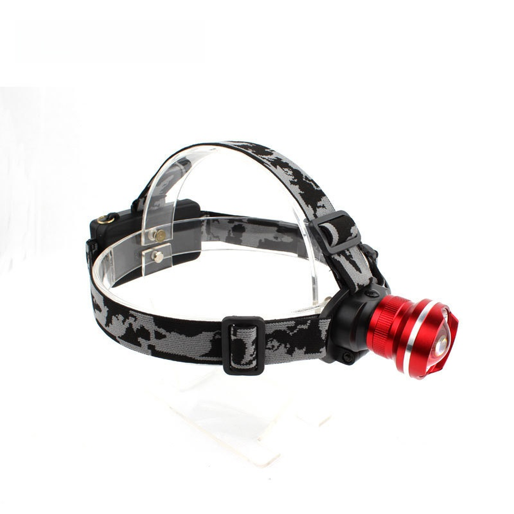 Pour Lampe Frontale LED T6 avec Double Objectif Fisheye Mise au Point R ...