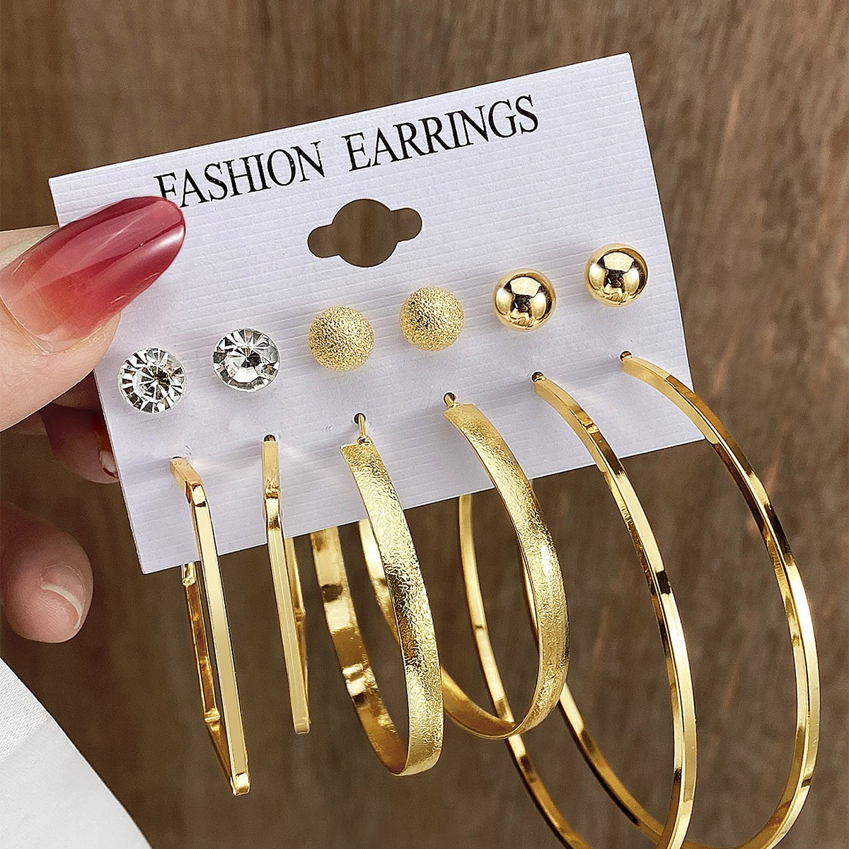 Lot de 6 boucles d'oreilles cr??oles gothiques roches m??tal ??l ...