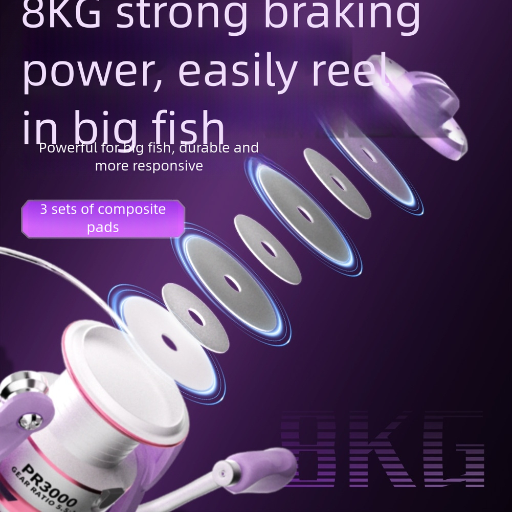 Fishing Competitions Fishing Reel All-Metal Construction Foldable ...