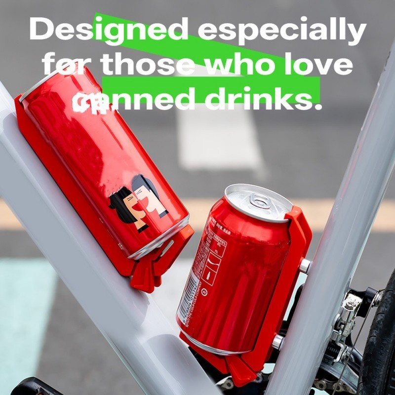 SUPPORT DE BIDON de vélo pour bidons en aluminium 330ML avec dégagement ...