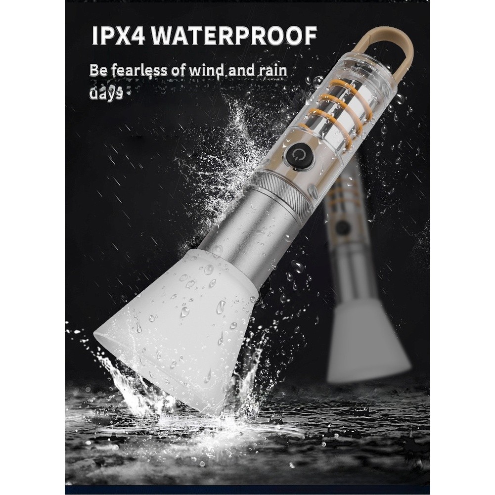 800 LUMENS LED Zoomable Beam For Hiking Telescopic Zoom Five Light ...