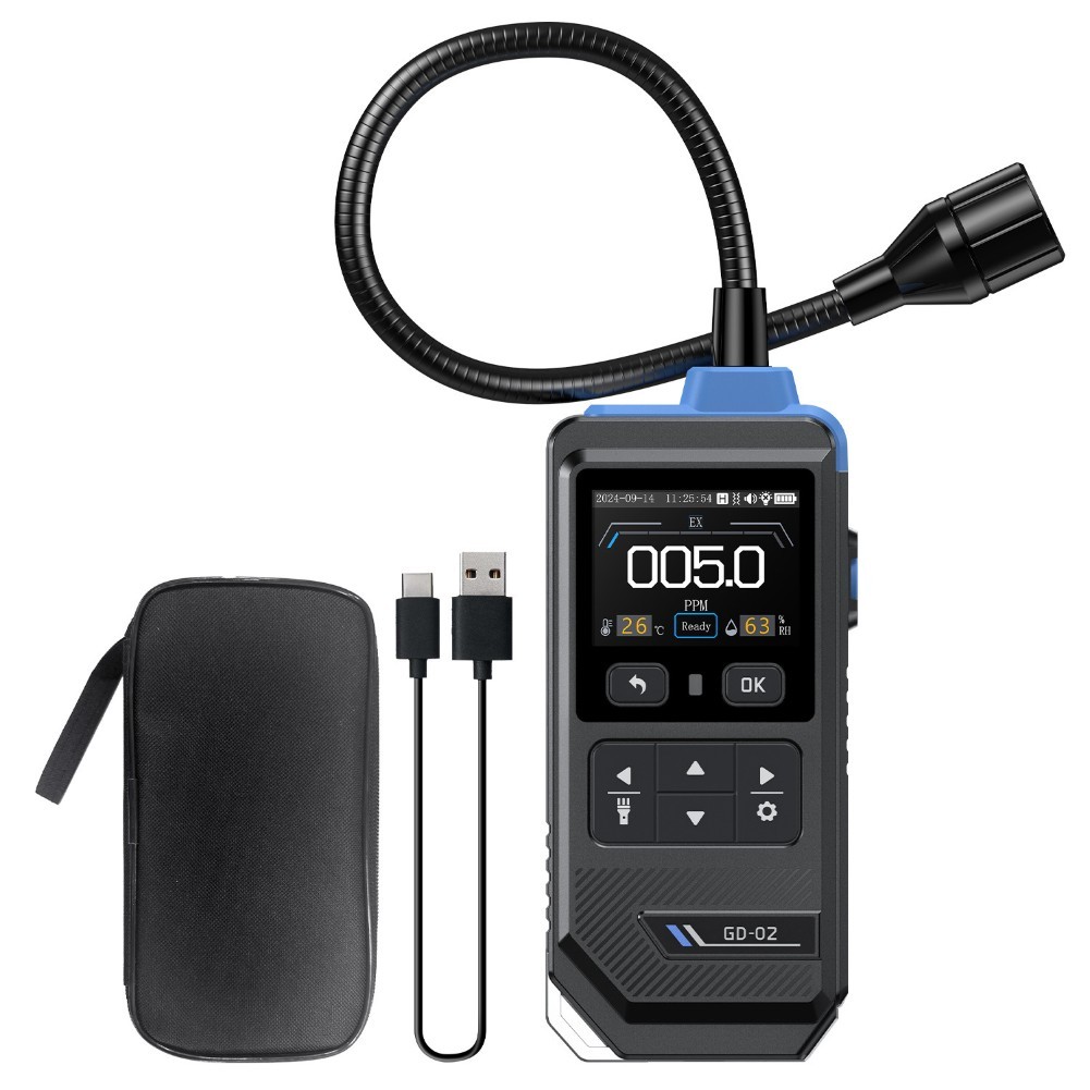 GD02 Gas Leak Detector Sensor with Alarm for Methane Propane Gas Safety ...