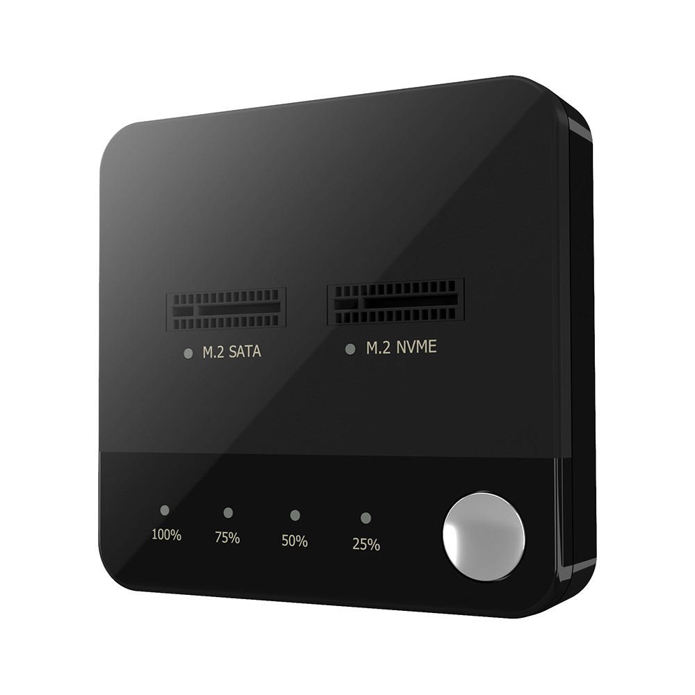 Dual Bay SSD Enclosure USB 3 2 Gen2X 20Gbps Speed with Cooling and ...