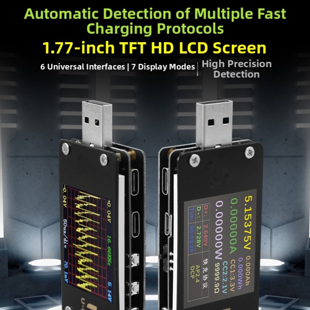 USB Current Tester Cable Resistance Measurement Measure Power ...