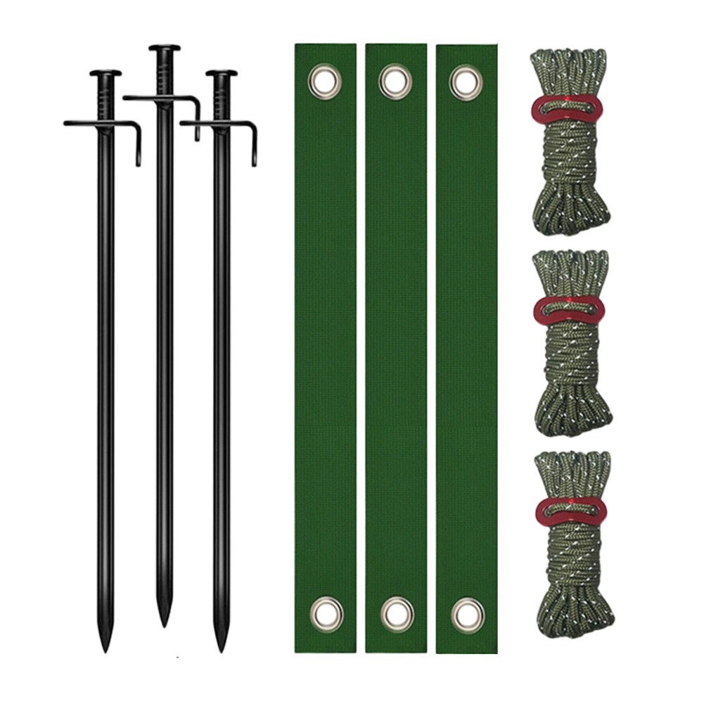 Tree Stump Support Kit 9pcs Heavy Duty Straps and Ground Nails for ...
