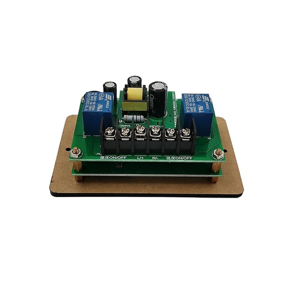 Digital Panel Mounted Temperature Humidity Controller Dual Output Relay ...