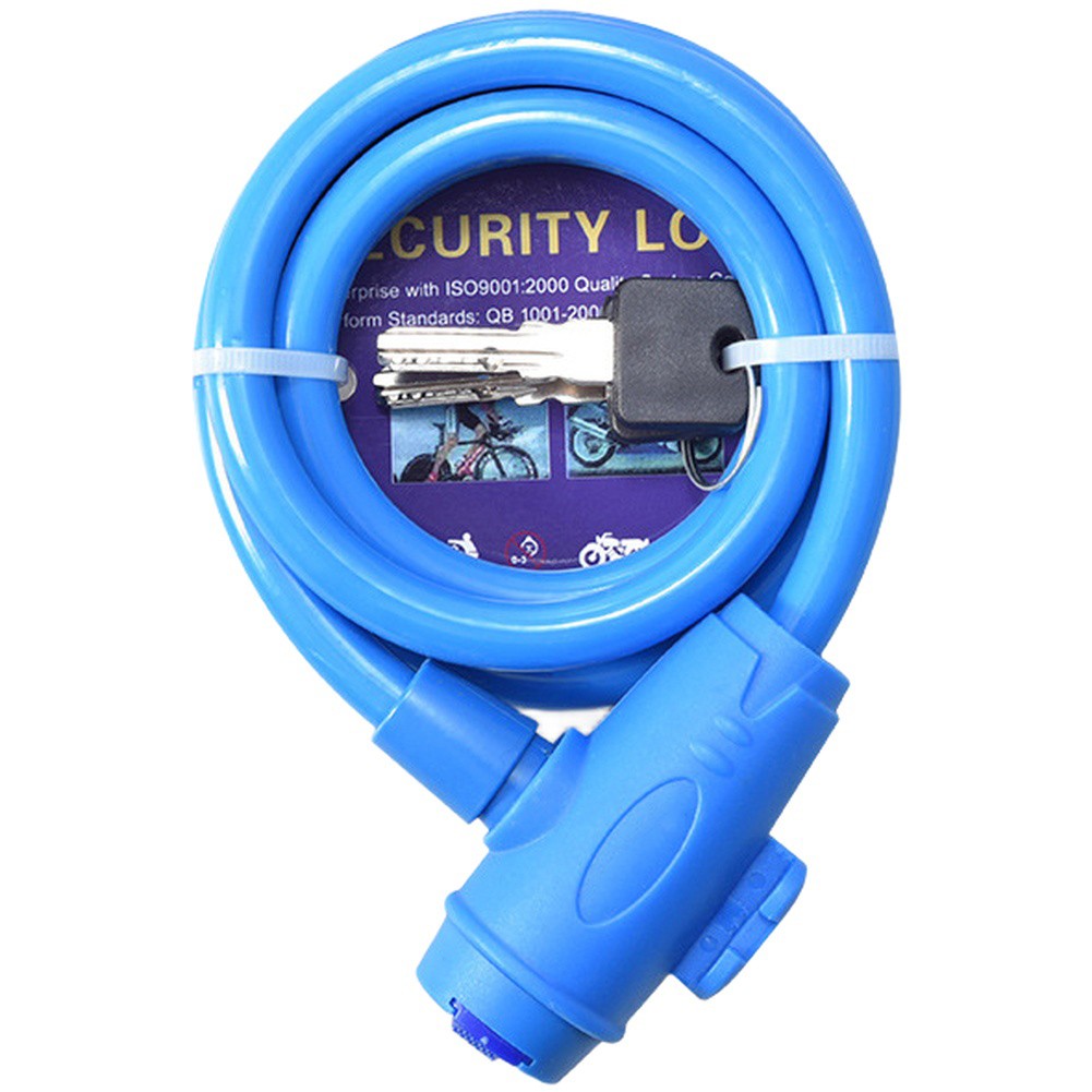Soft Chain Wire Lock 1 2 Meter with Key for Mountain and Electric Bikes ...