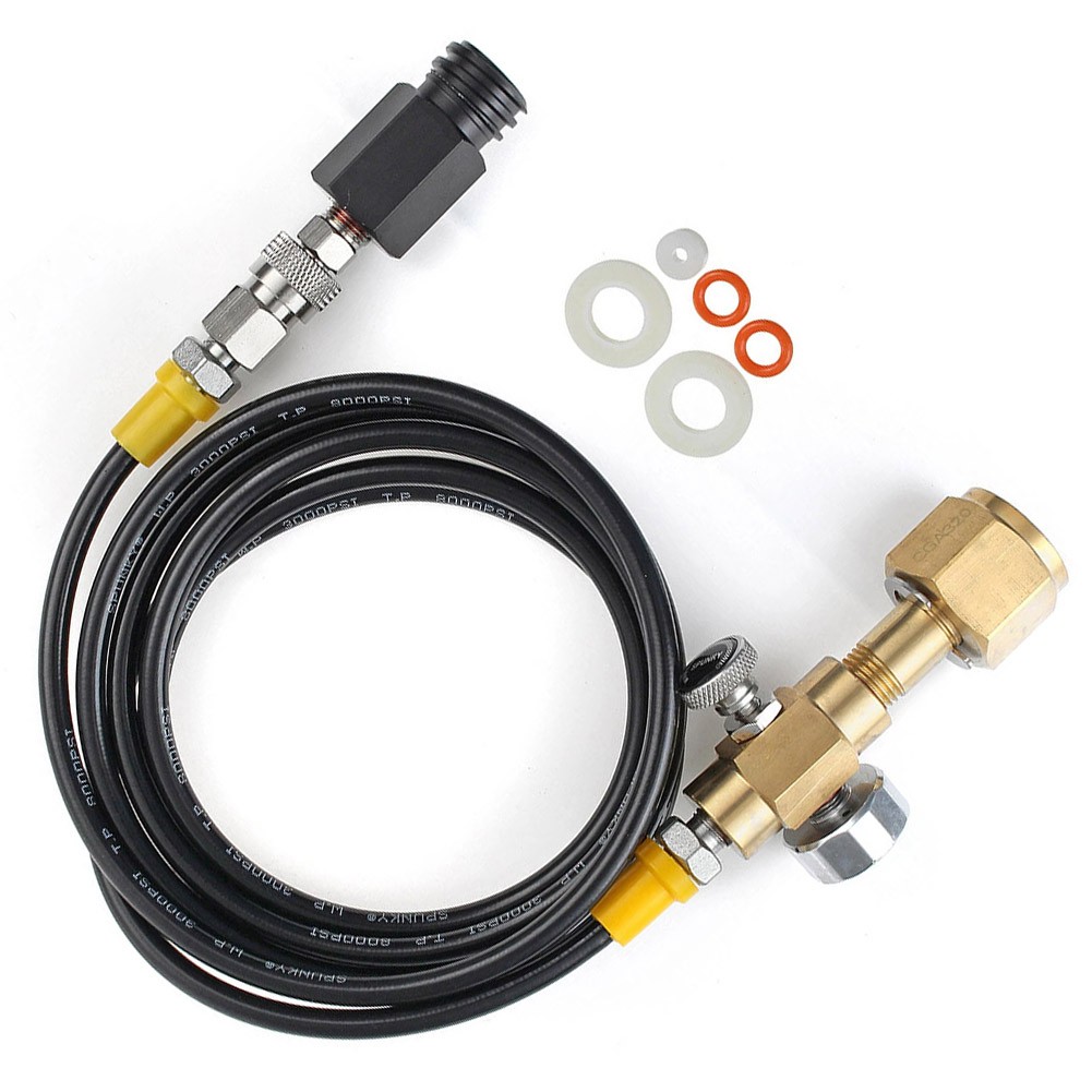 CGA320 Cylinder Adapter Hose Kit for Sodastream Machines with 2 Meter ...