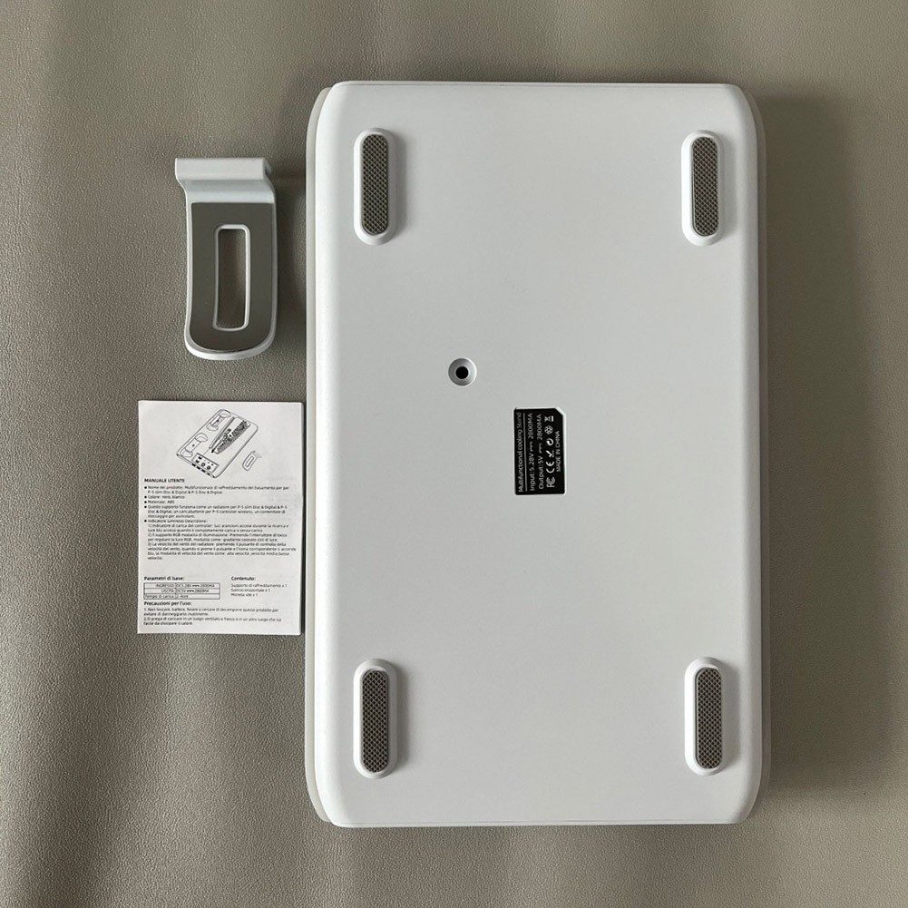 COOLING BASE FOR PS5 with Downward Airflow Dual Charger and RGB Light ...