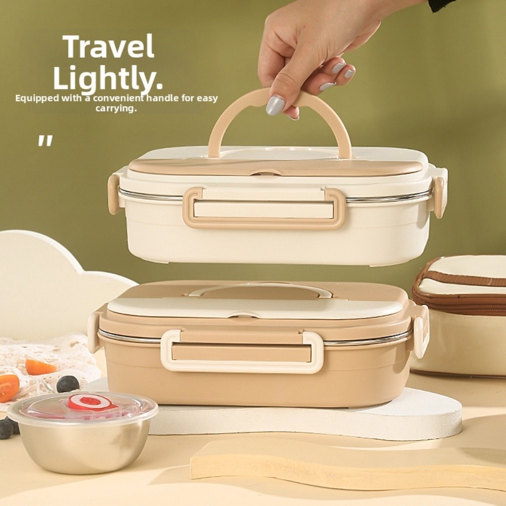 Food-Grade Stainless Steel Partitioned Lunch Box Stainless Steel Lunch ...